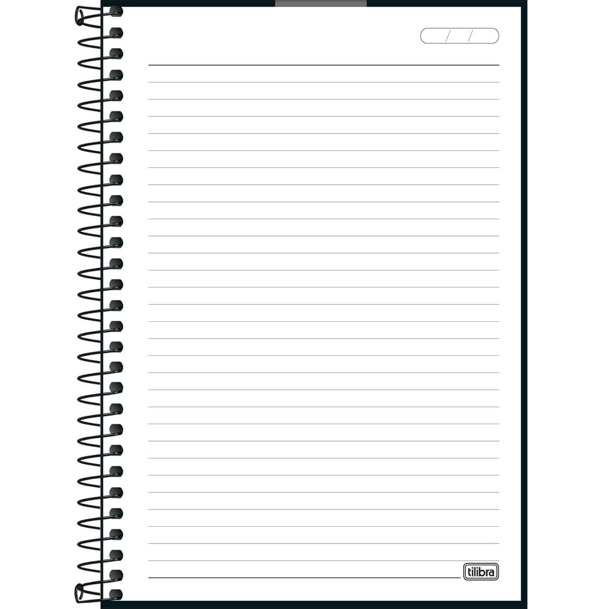 Caderno Espiral Capa Plástica Universitário 1 Matéria Neon 80 Folhas ...
