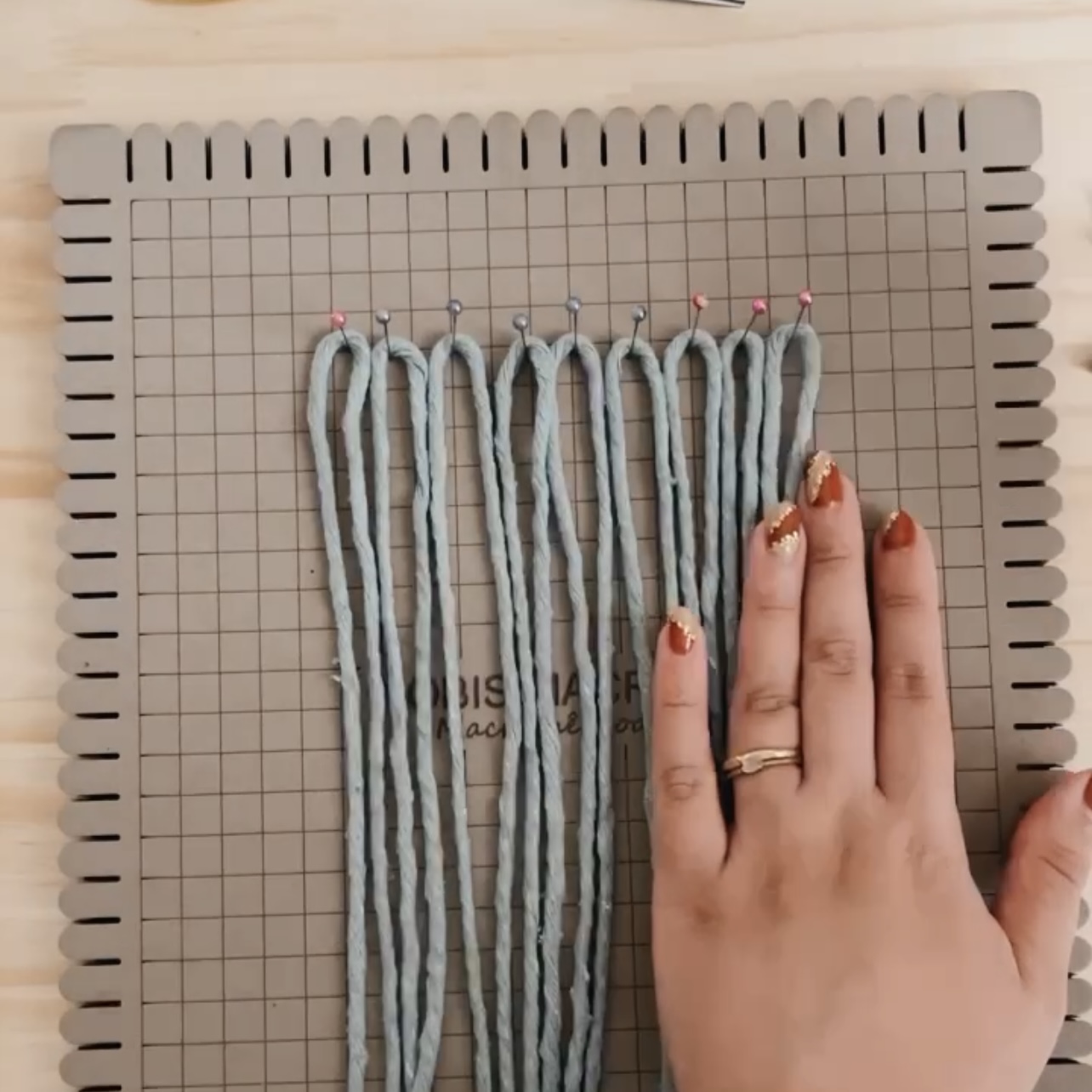 Macramê Board - Placas para Macramê - Nobis Macramê - Acessórios e Cordões