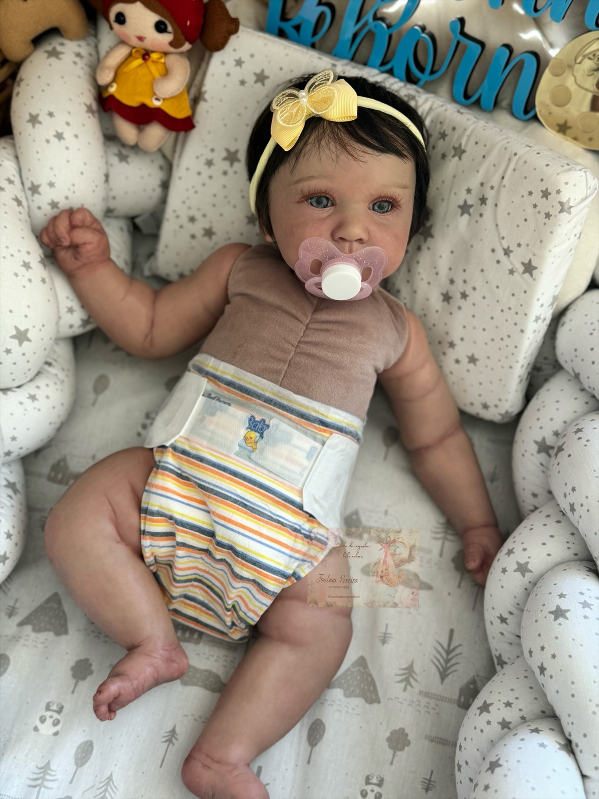 Bebê reborn kit Piper - Sonho de Cegonha