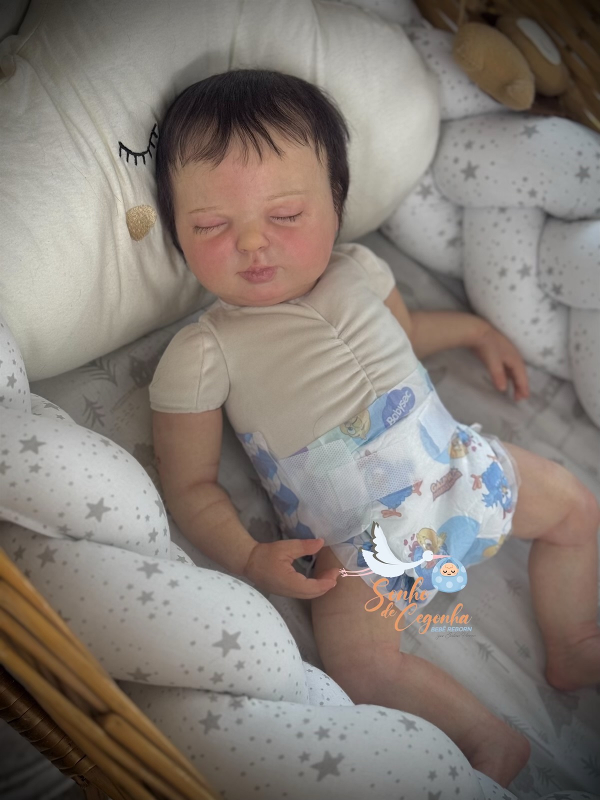 Bebê reborn kit rose - Sonho de Cegonha