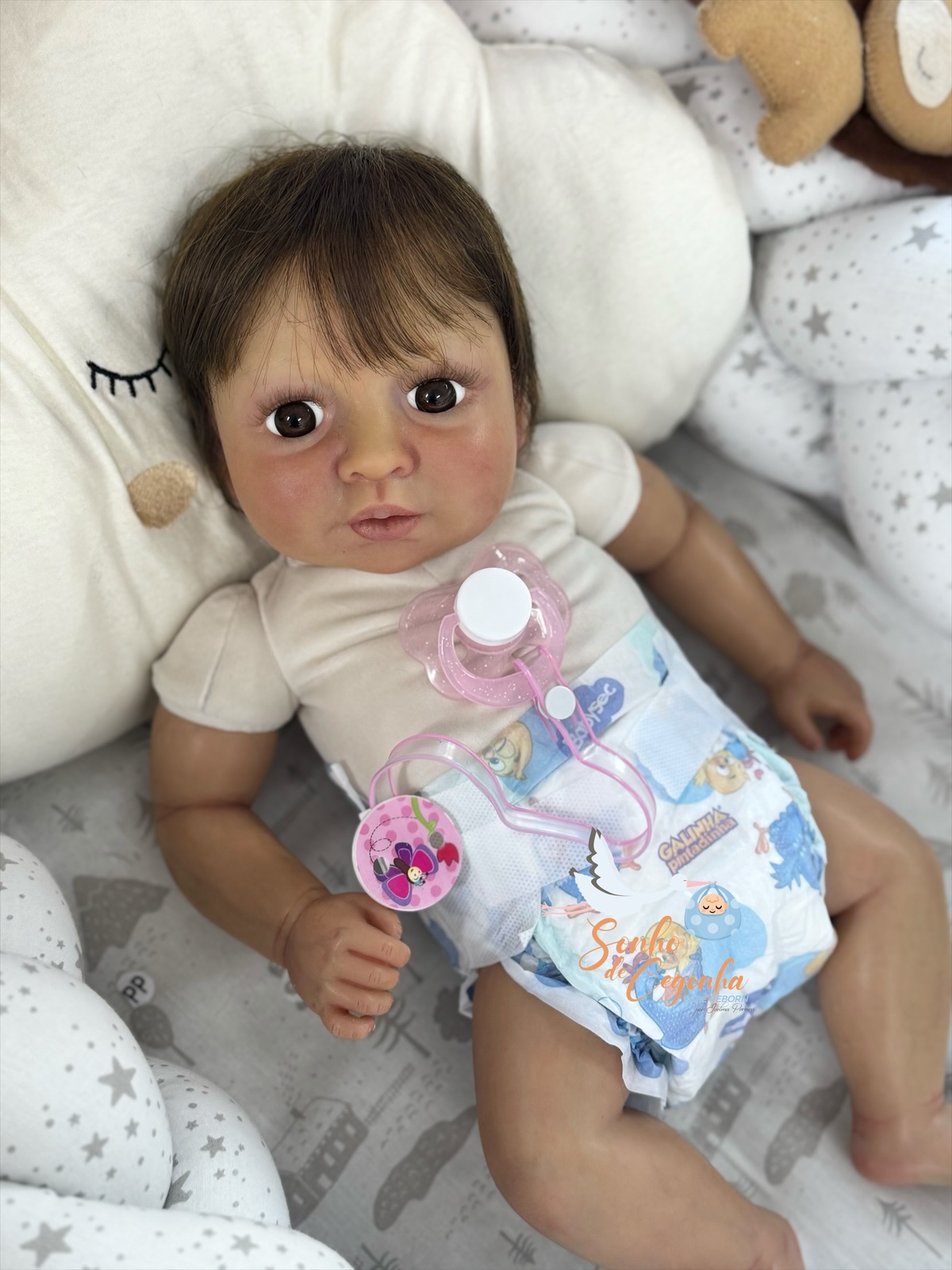 Bebê reborn kit Alice - Sonho de Cegonha