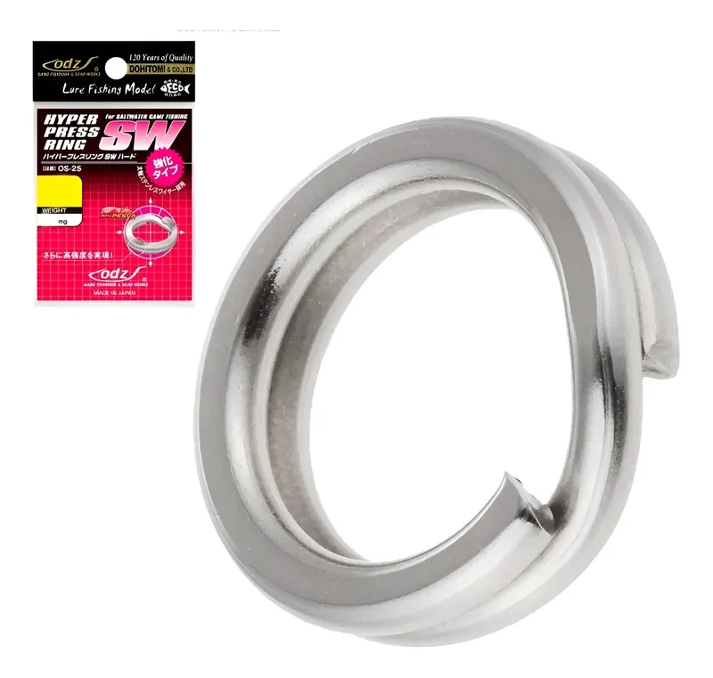 Argola Split Ring Odz Hyper Press Ring Sw Os-25 - Piovezan Pesca