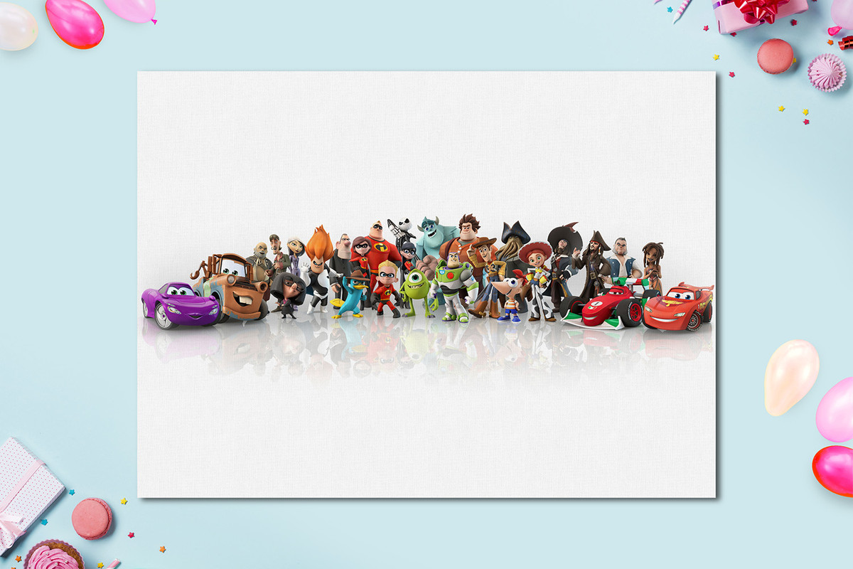 Painel Decorativo Disney Pixar - Nave - Dando vida aos seus sonhos!
