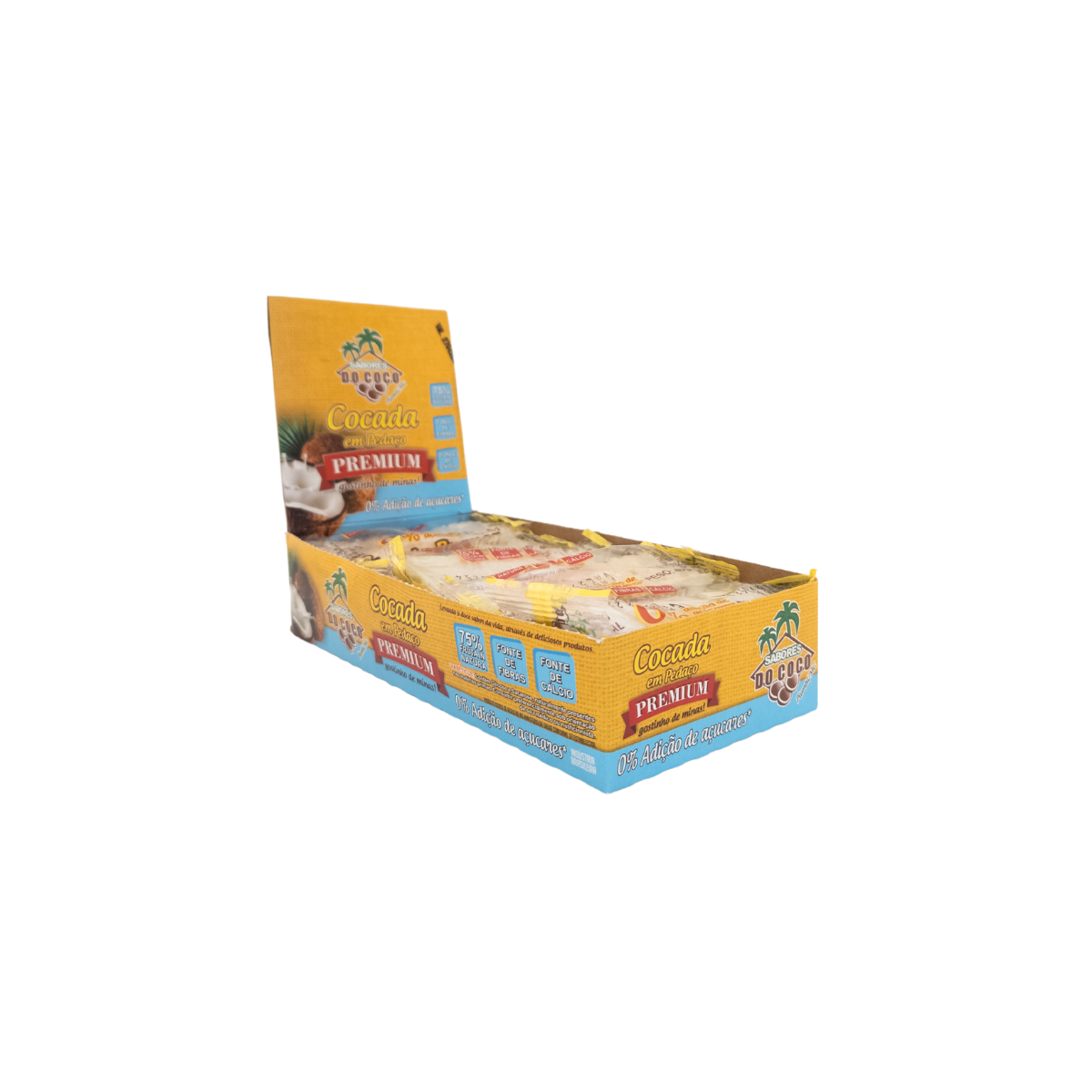 Cocada Pura Diet Sabores do Coco 40g display c/15 unids - Nossa Casa ...