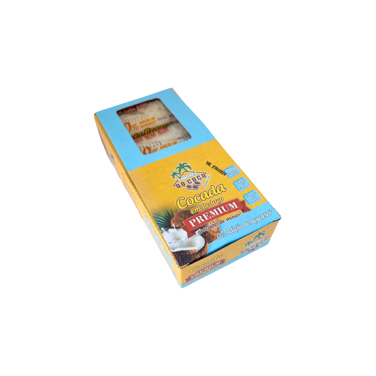 Cocada Pura Diet Sabores do Coco 40g display c/15 unids - Nossa Casa ...