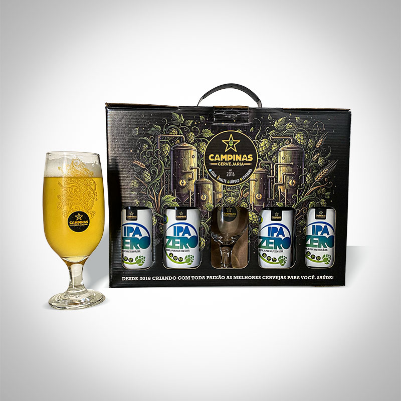 Kit Long Necks com Taça - IPA ZERO - Loja de Cerveja Artesanal da ...