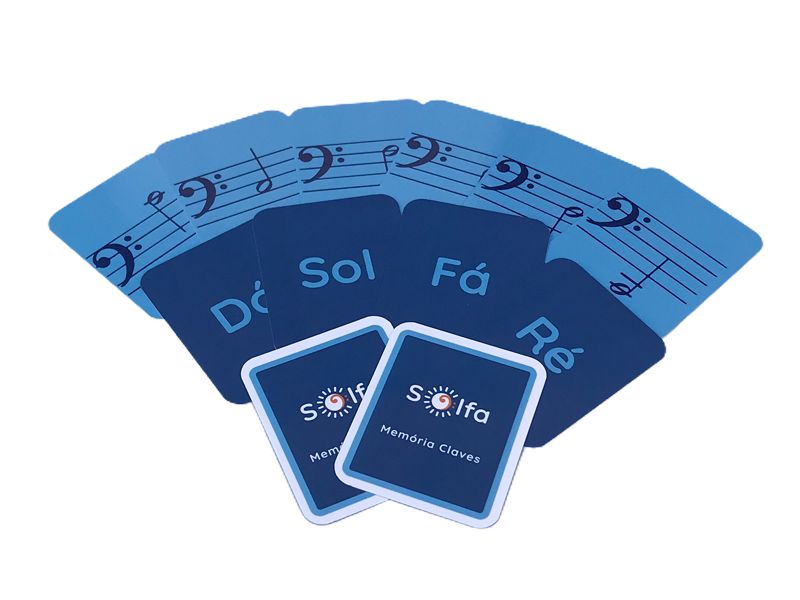 Jogo da Memória Musical - Clave de Fá - Jogos Musicais
