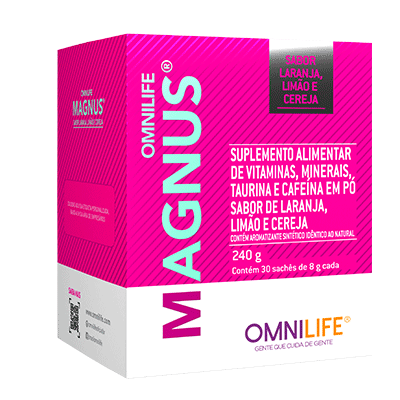 MAGNUS SUPREME, CX COM 30 SACHÊS, 240GR - Omnilife Saúde - Distribuidor ...