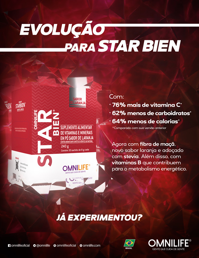 STARBIEN CX COM 30 SACHES 615 GR - Omnilife Saúde - Distribuidor ...