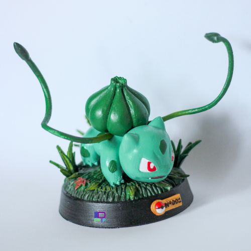 Bubasauro pokémon n°0001 Bulbasaur diorama colecionável - 3d pop