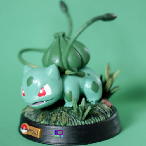 Bubasauro pokémon n°0001 Bulbasaur diorama colecionável - 3d pop