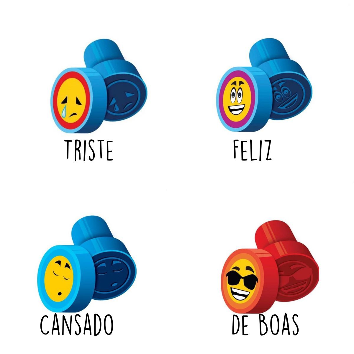 Carimbo Stamp Pedagógico Infantil Cis Emoji - Choily Paper - Papelaria ...