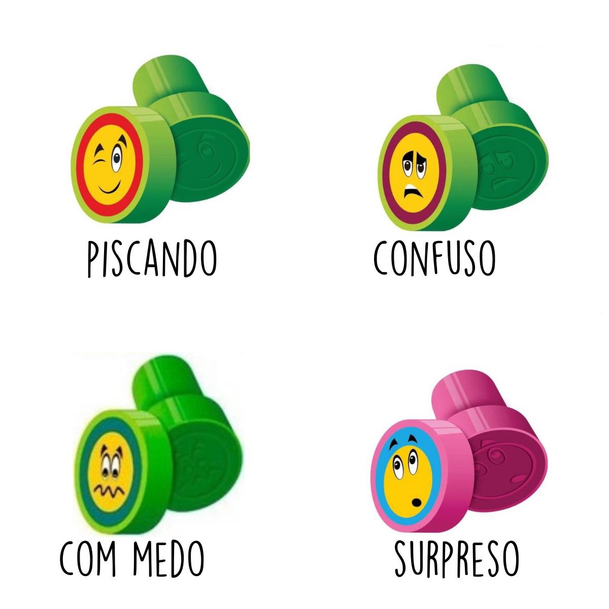Carimbo Stamp Pedagógico Infantil Cis Emoji - Choily Paper - Papelaria ...