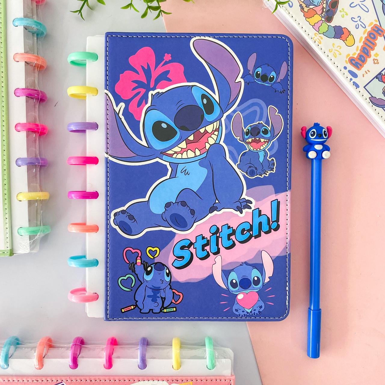 Caderno de Disco Stitch A5 - Importado - Choily Paper - Papelaria Criativa