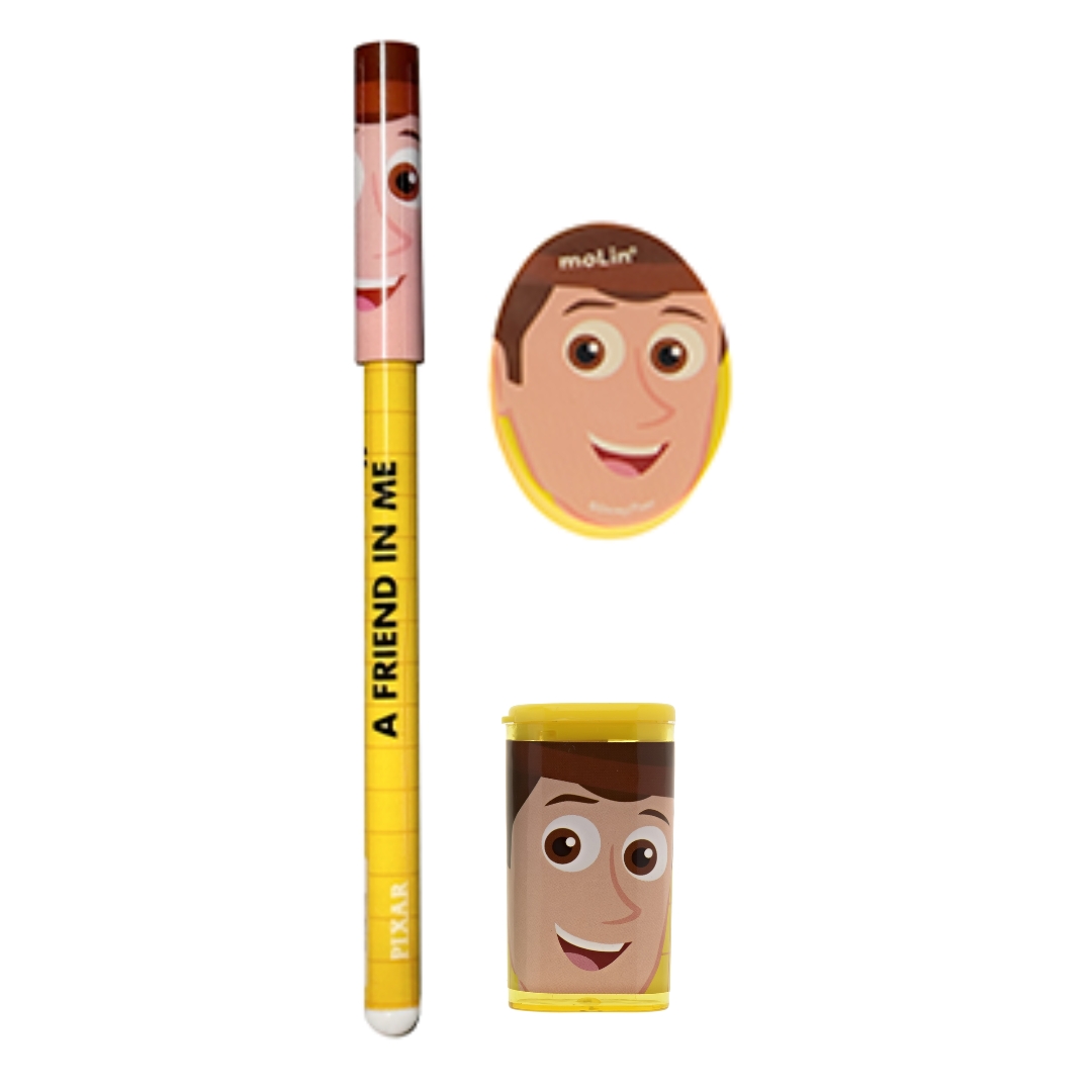 Kit Personagens Pixar 3 Itens - Molin - Choily Paper - Papelaria Criativa