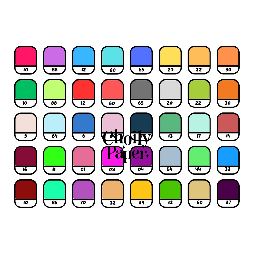 Folha para Teste de Cores Bobbie Goods - 180g - Choily Paper ...