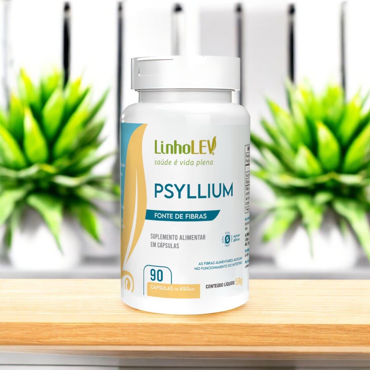 Psyllium 500mg 90 Cápsulas - Suplemento Fibra Natural | W3 Life - W3 ...