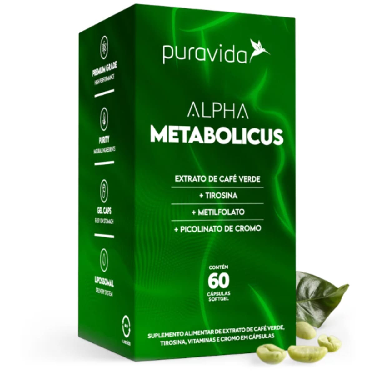 Alpha Metabolicus 60 Cápsulas - PuraVida (Suplemento Metabólico) | W3L ...