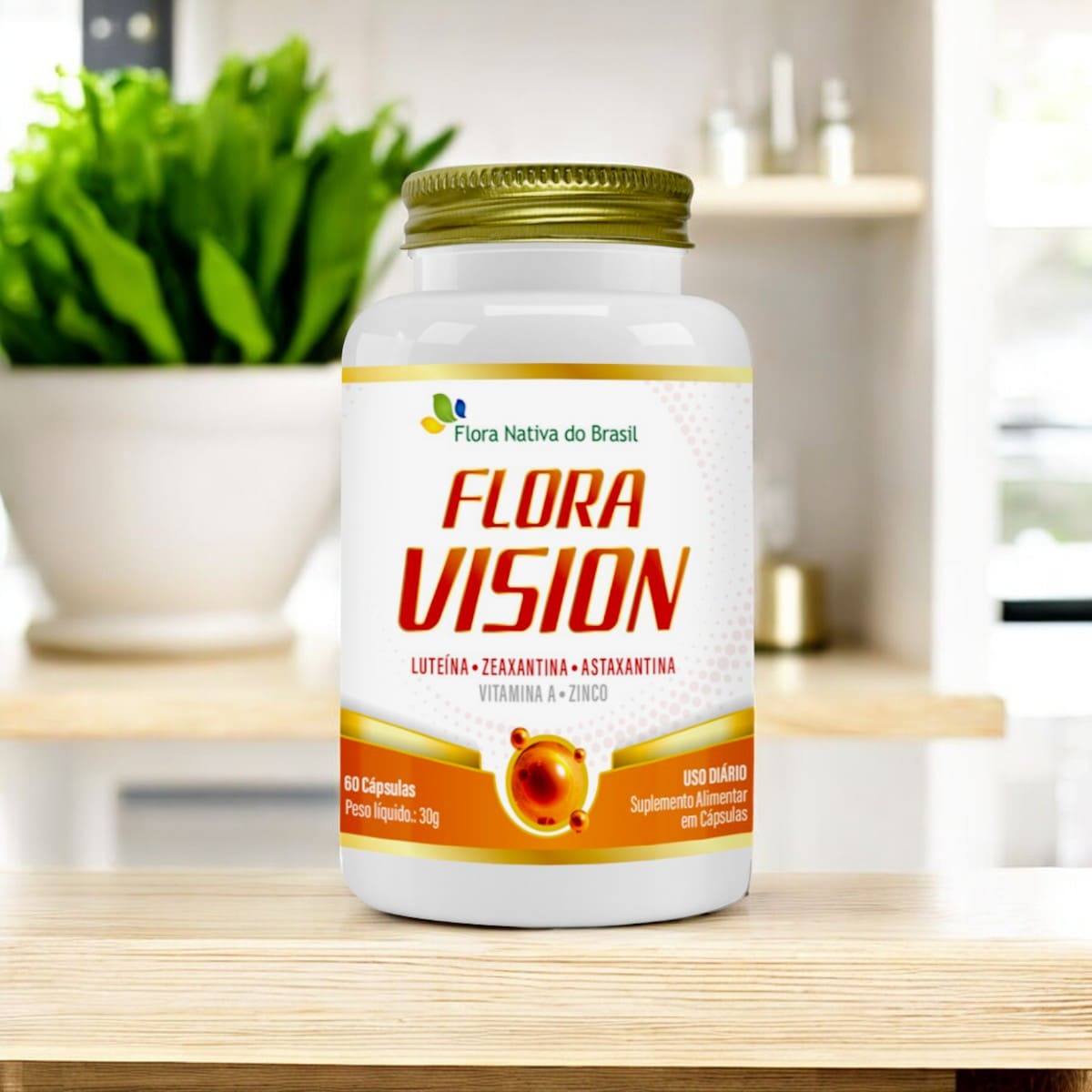 Flora Vision 500mg 60 Cápsulas - Suplemento para Visão | W3LIFE - W3 ...