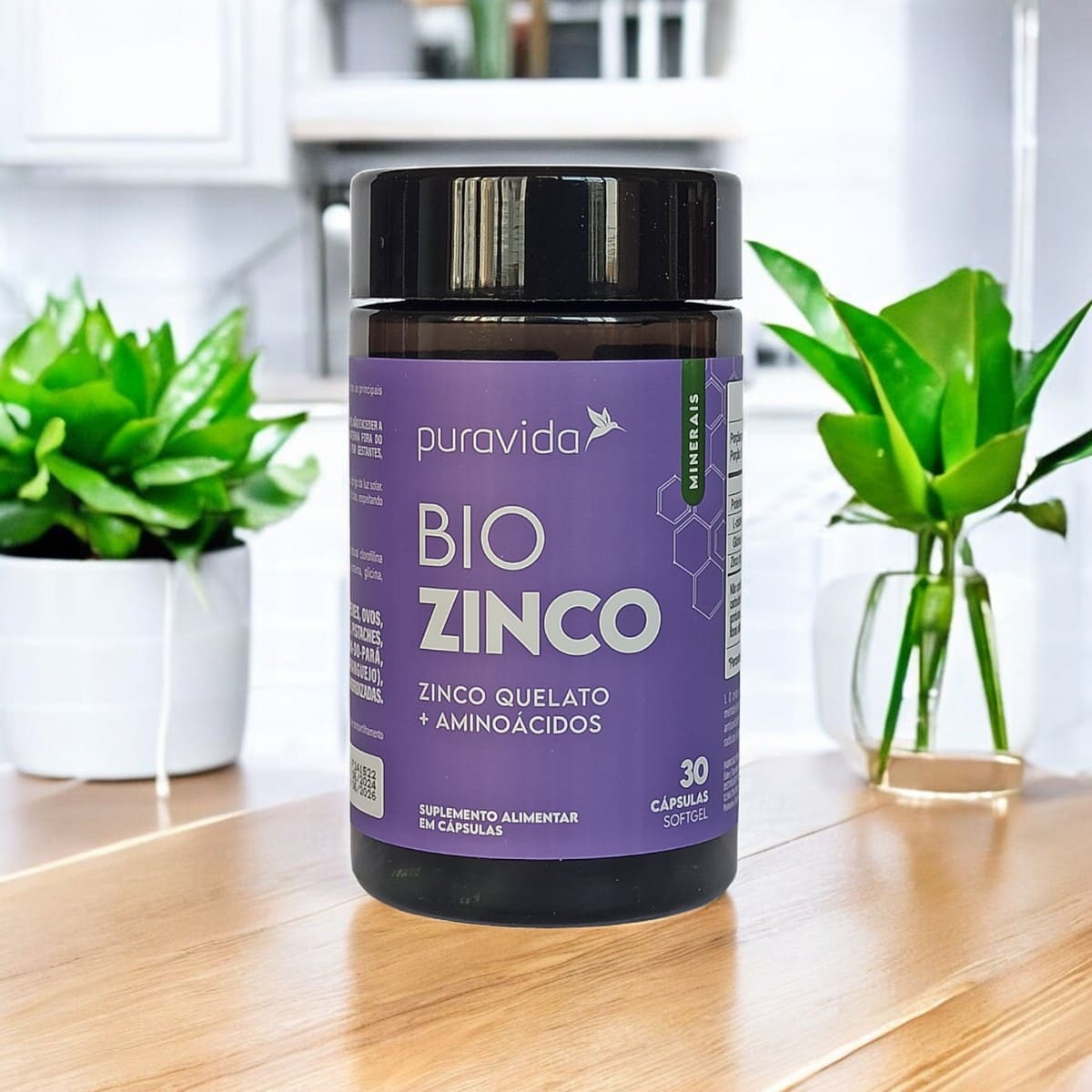 Bio Zinco 30 Cápsulas - Suplemento de Zinco | PuraVida | W3LIFE - W3 ...