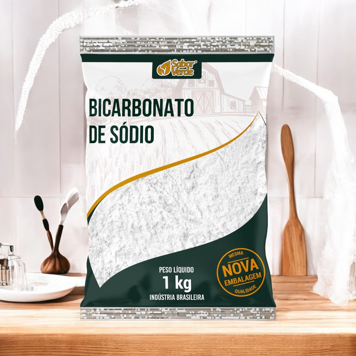 Bicarbonato de Sódio 1kg Sabor Verde - W3 Life - Loja Online de ...