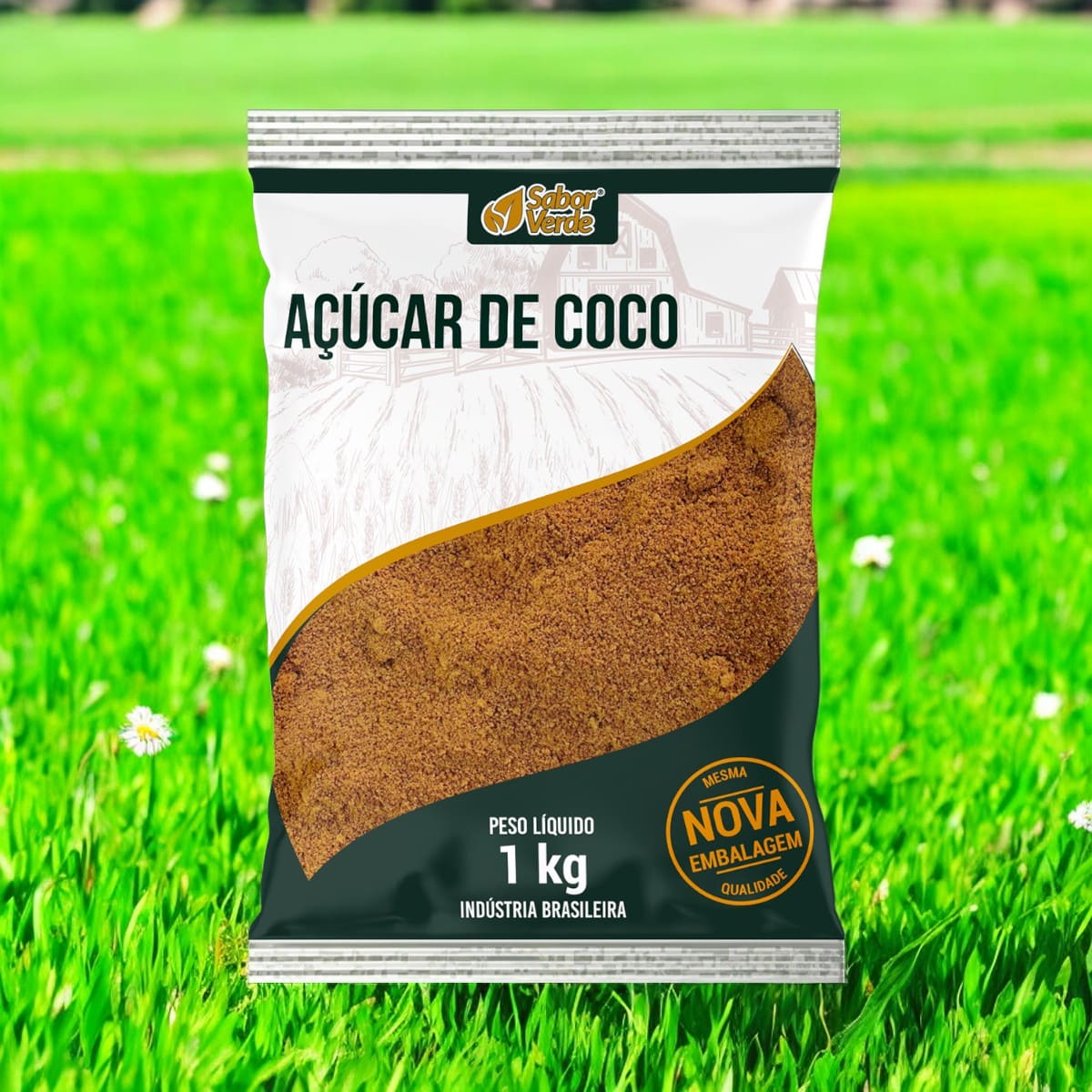 Açúcar de Coco 1kg - Sabor Verde (Natural e Saudável) | W3 Life - W3 ...