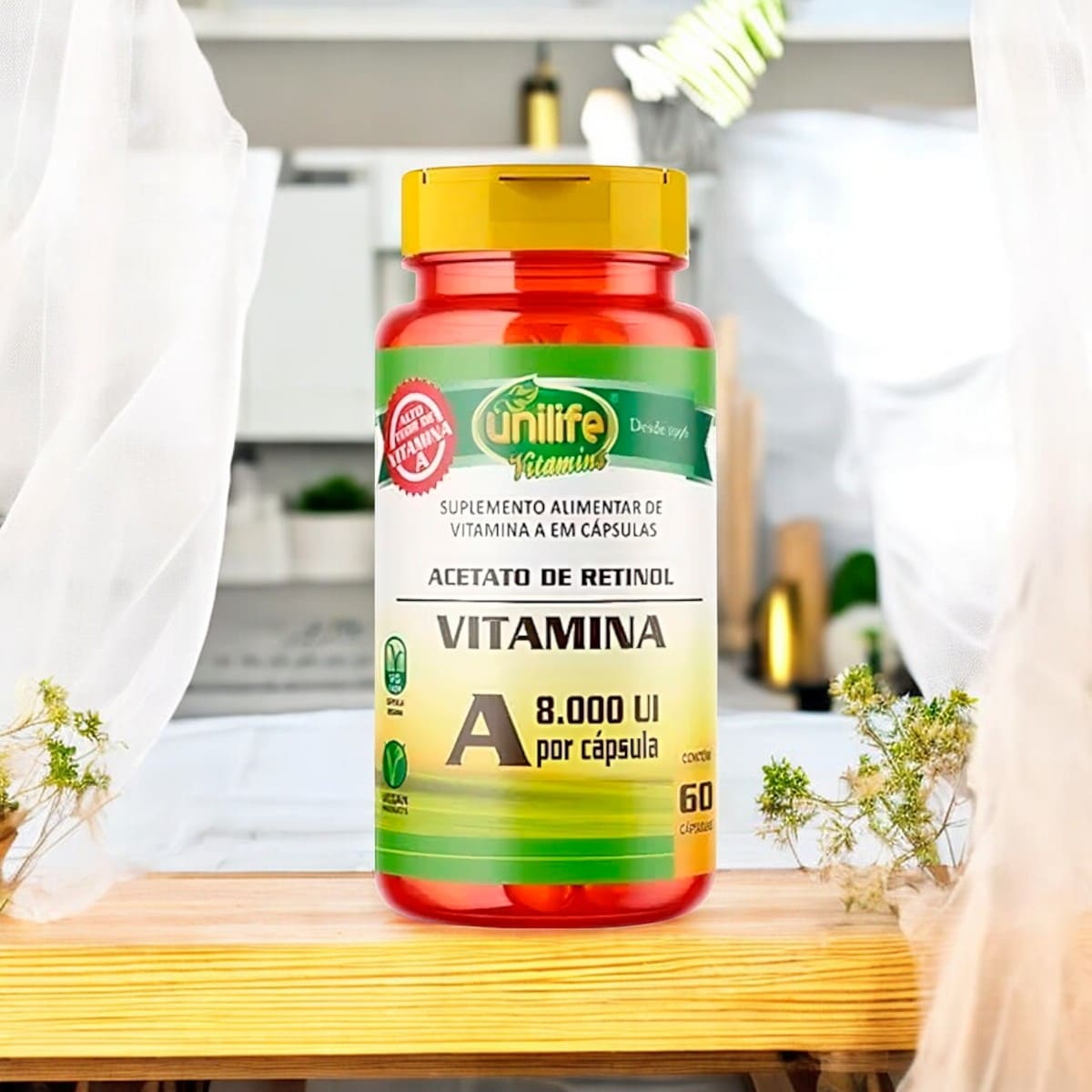 Vitamina A 60 Cápsulas - Suplemento Natural | W3 Life - W3 Life - Loja ...