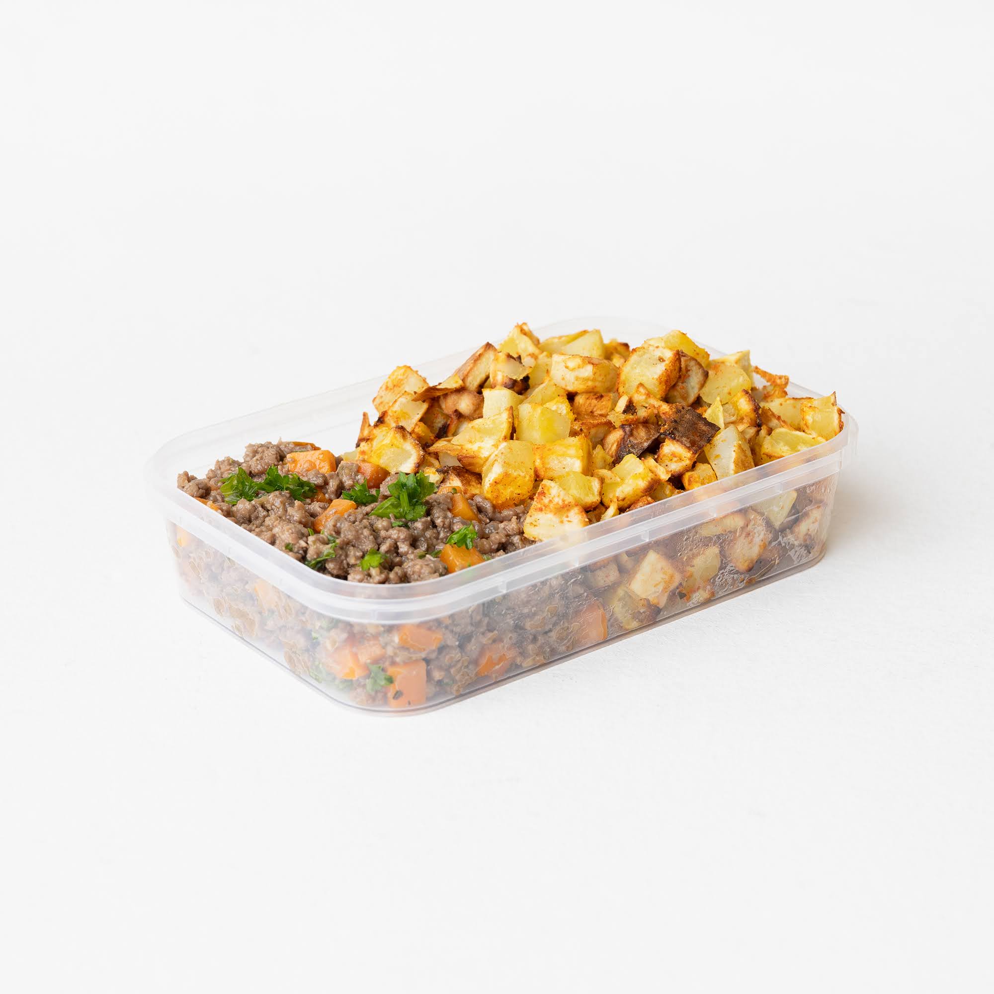 Batata doce rústica com carne moída (397kcal) - Aloha Fit Food ...