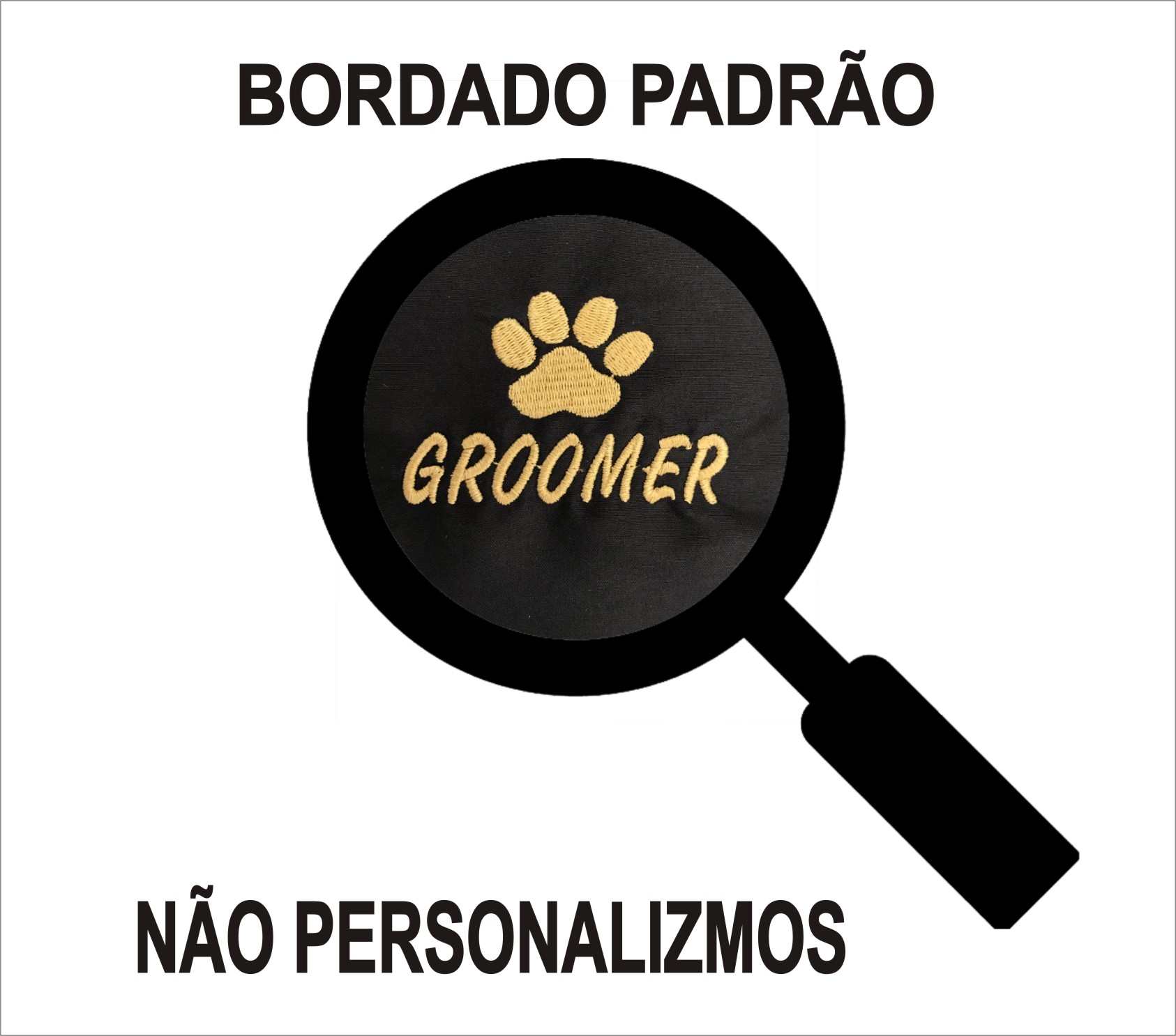 Jaleco de Tosador Feminino Anti-Pelos (100% Poliéster) | Visual Flex ...