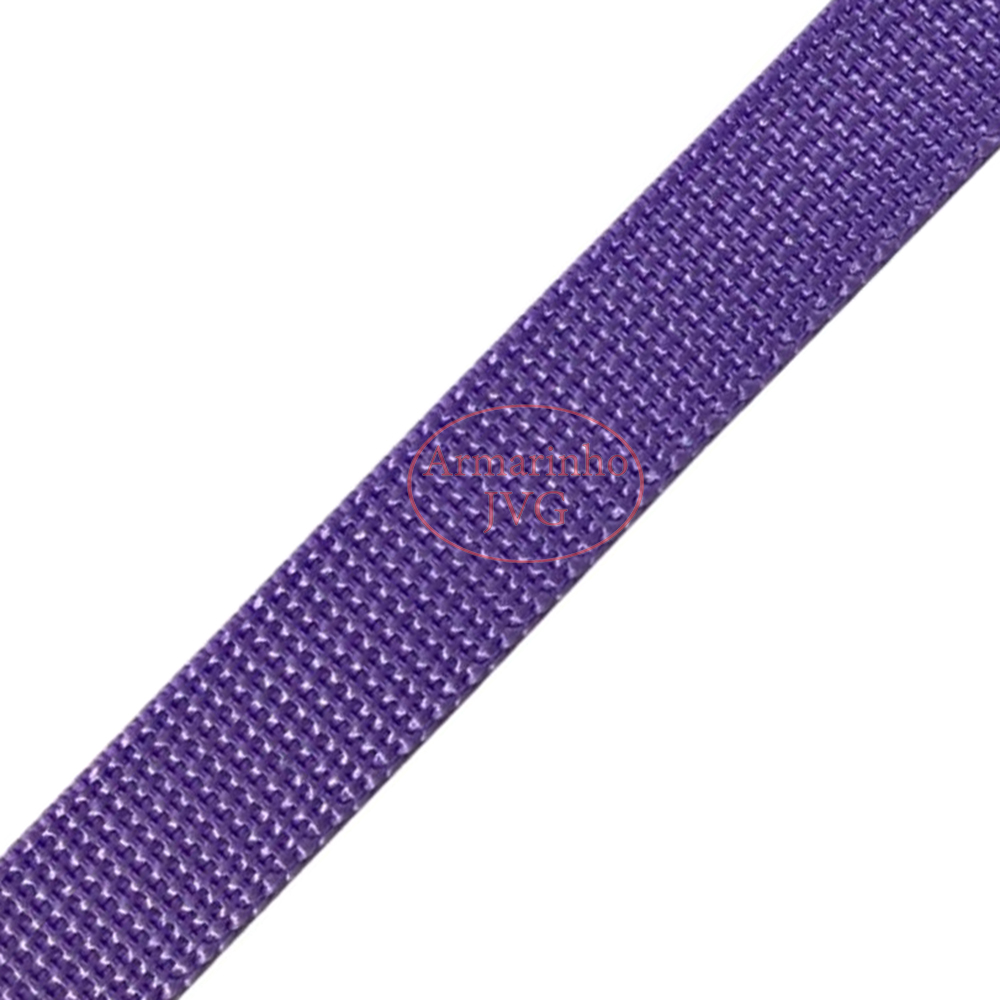 50m Fita CA 15mm 1,5cm Lilás Cadarço Alça Costura Bolsa Mochila ...