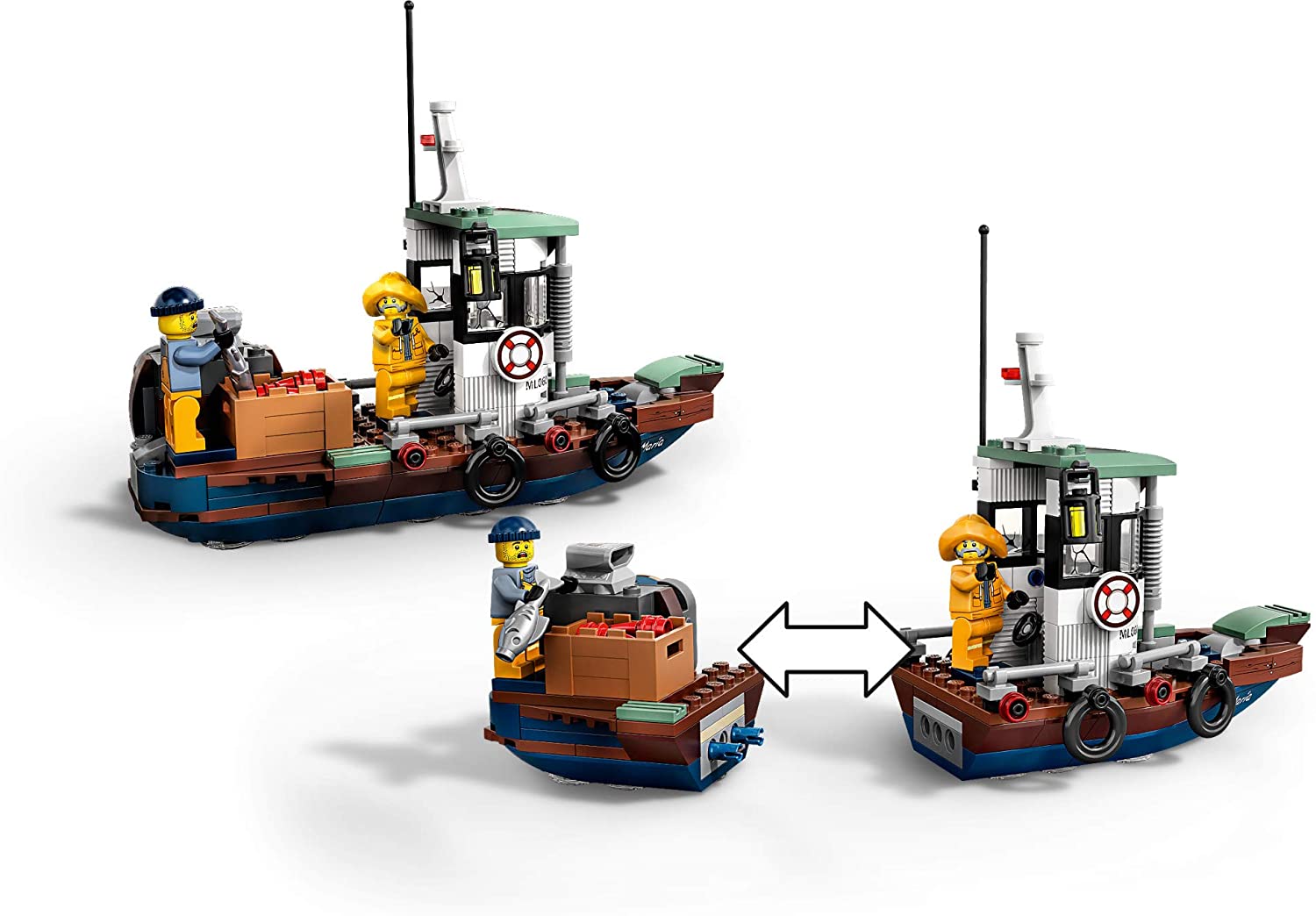 LEGO Hidden Side BARCO DE PESCA DE CAMARAO NAUFRAGADO 70419 - Star ...