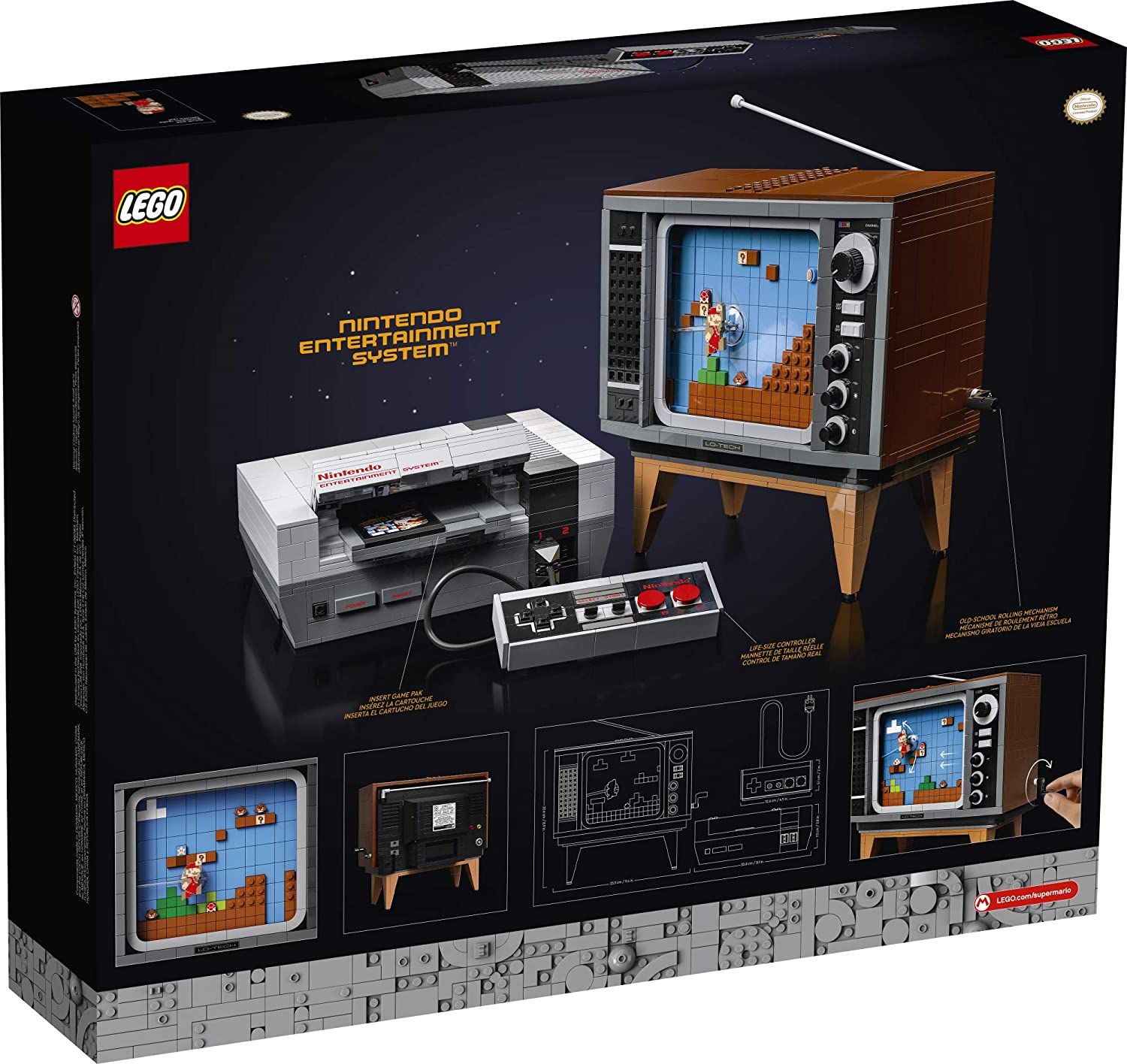 LEGO SUPER MARIO NINTENDO ENTERTAINMENT SYSTEM LEAF 71374 - Star Brink ...