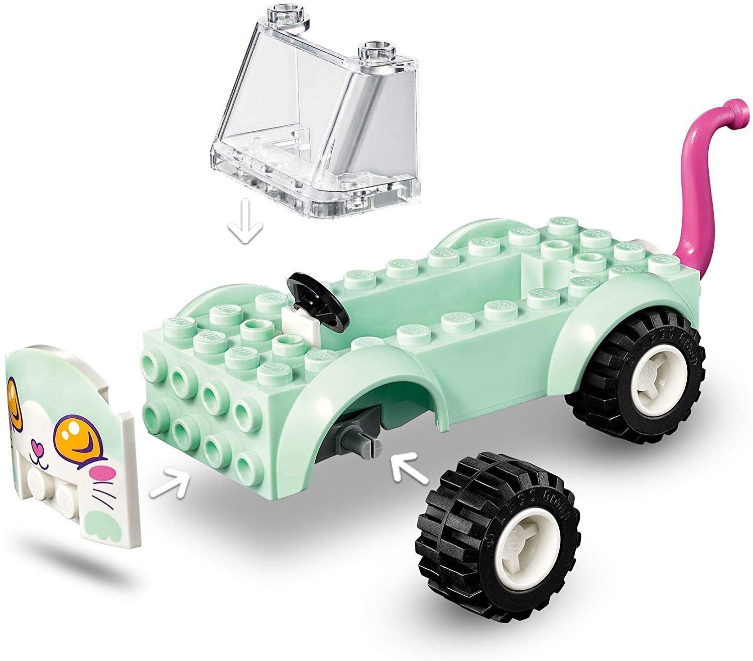 LEGO Friends CABELEIREIRO MOVEL PARA GATOS 41439 - Star Brink Brinquedos
