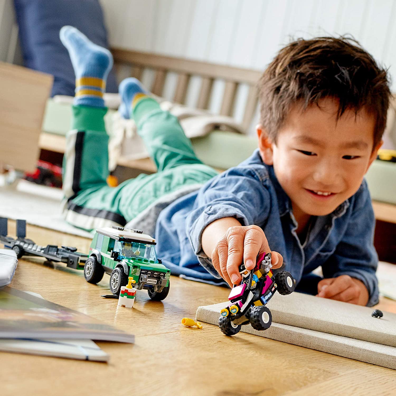 LEGO City TRANSPORTADOR DE BUGGY DE CORRIDA 60288 - Star Brink Brinquedos