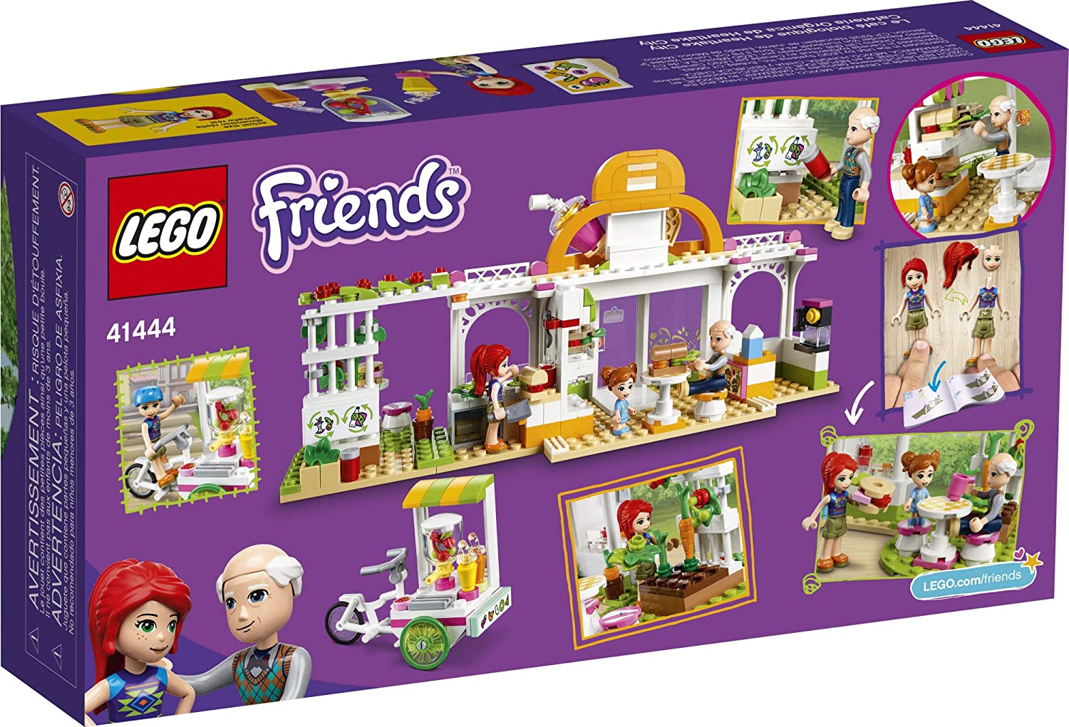 LEGO FRIENDS CAFE ORGANICO DE HEARTLAKE CITY 41444 - Star Brink Brinquedos
