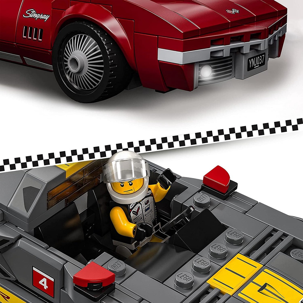 LEGO CHEVROLET CORVETTE C8.R RACE CAR E 1968 CHEVROLET CORVETTE 76903 ...