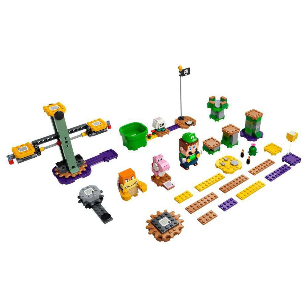 LEGO SUPER MARIO AVENTURAS COM LUIGI - PACOTE INICIAL 71387 - Star Brink Brinquedos