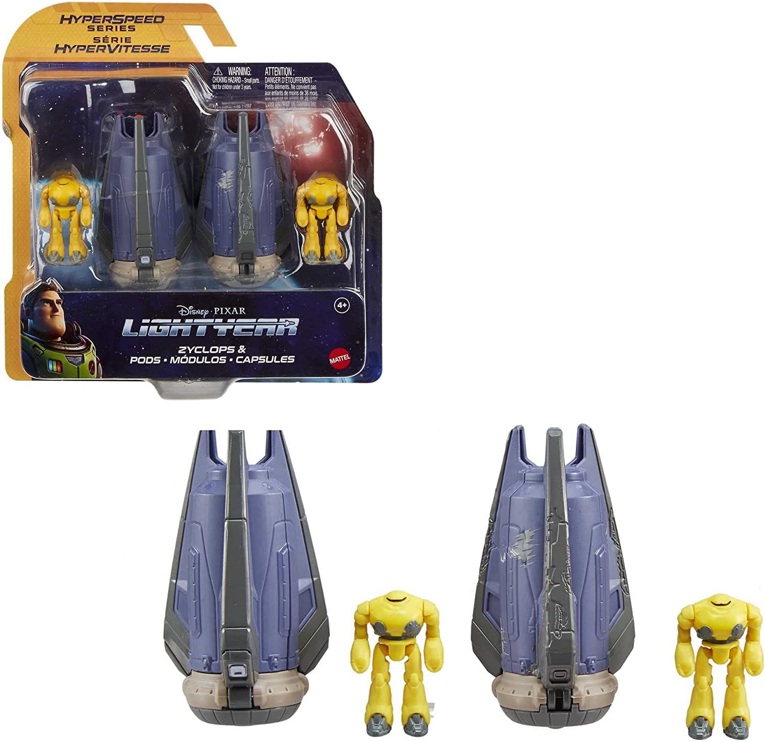 Disney Pixar Hyperspeed Lightyear Cyclops e Módulos Mattel - Star Brink ...