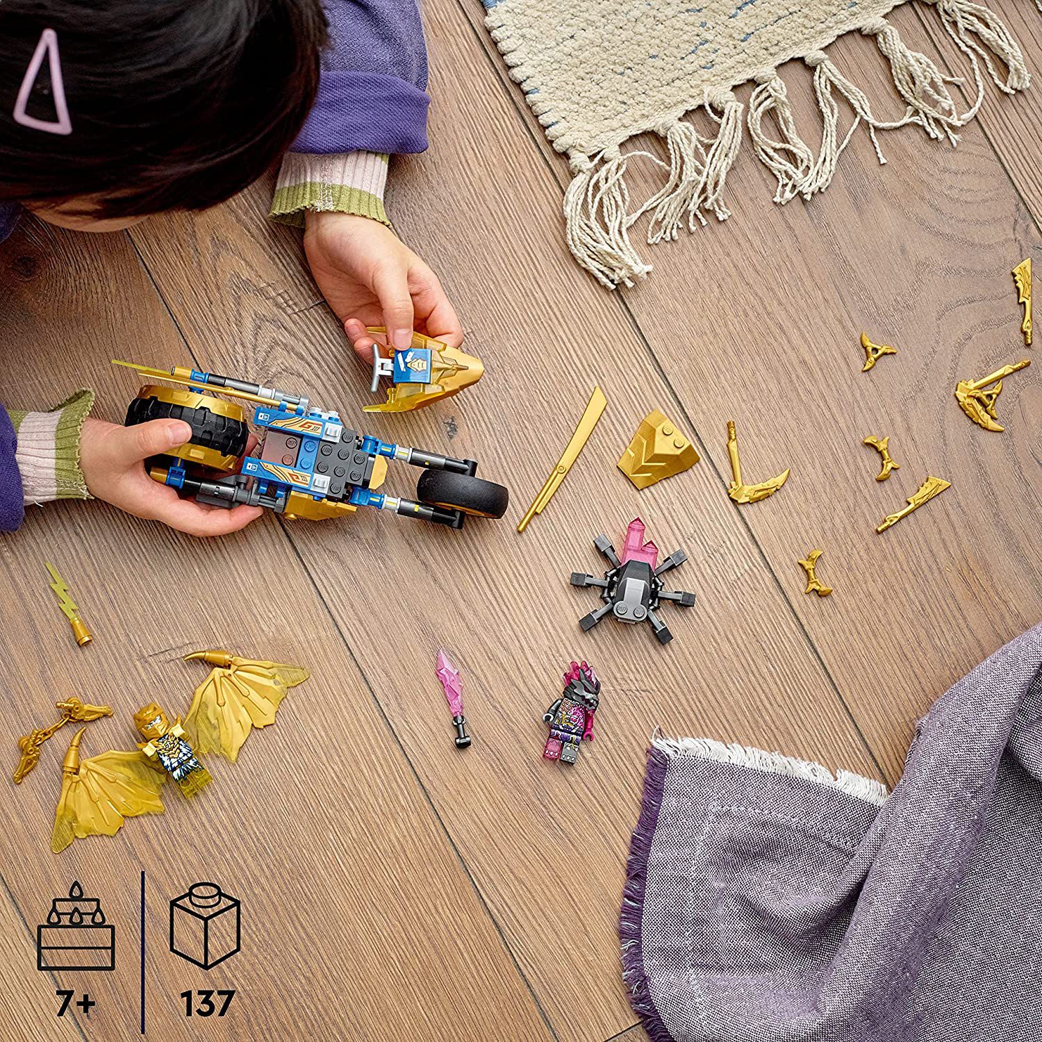 Lego Ninjago A Mota Dragão Dourado do Jay 71768 - Star Brink Brinquedos