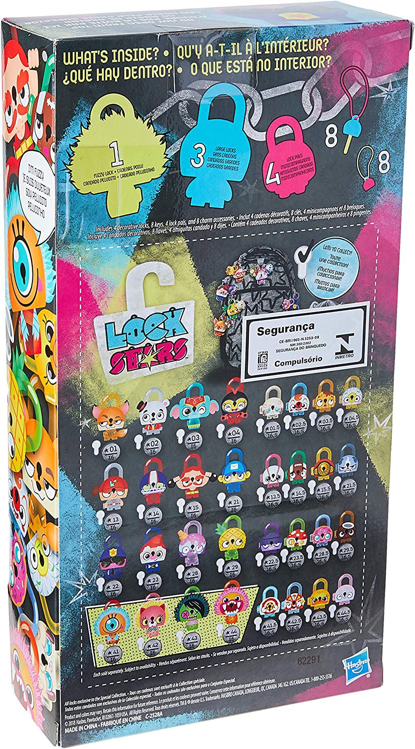 Brinquedo Cadeado Mega Pack Lock Stars E4819 Hasbro - Star Brink Brinquedos