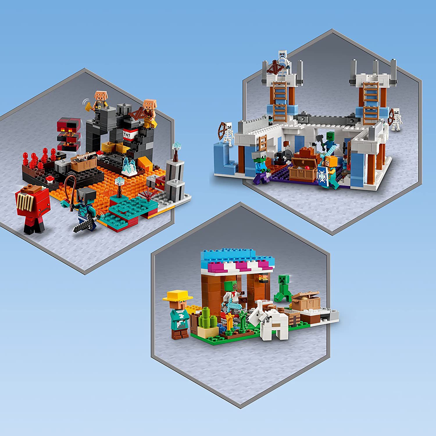 Lego Minecraft O Portal do Nether 21185 - Star Brink Brinquedos