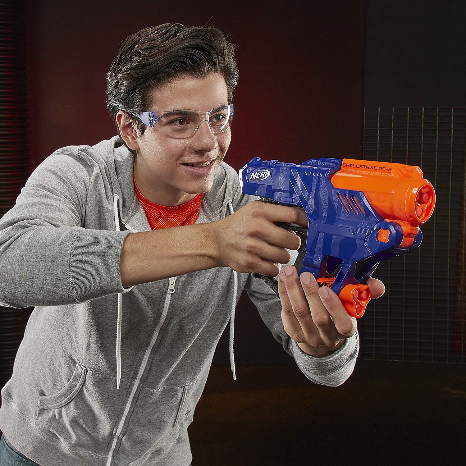 LANÇADOR NERF ELITE SHELLSTRIKE HASBRO E6171 - Star Brink Brinquedos