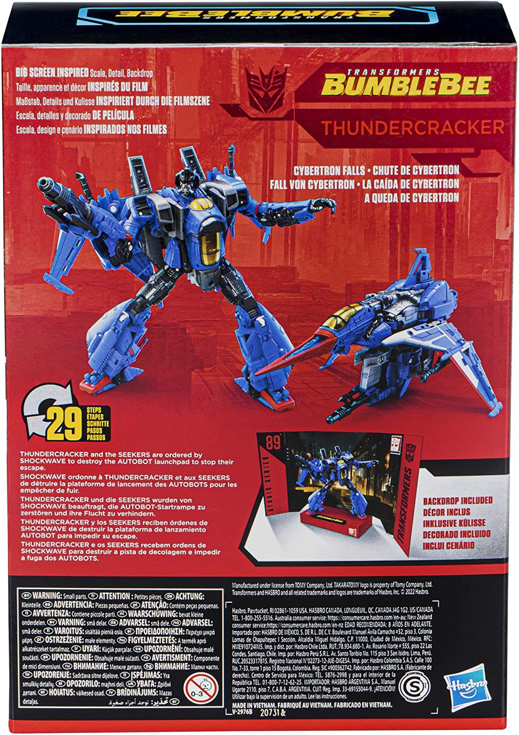 Transformers Bumblebee Studio Series Thundercracker Hasbro - Star Brink ...