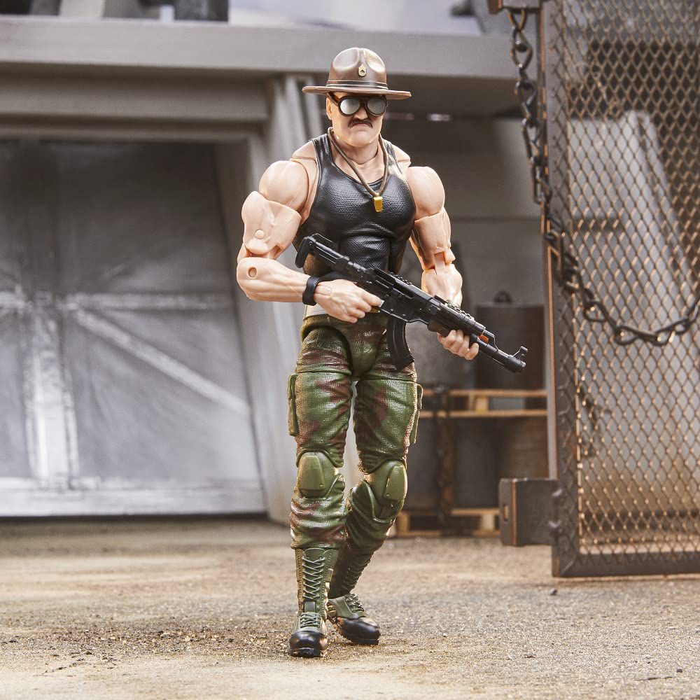Boneco Gi Joe Classified Series Sgt Slaughter F4555 Hasbro - Star Brink ...