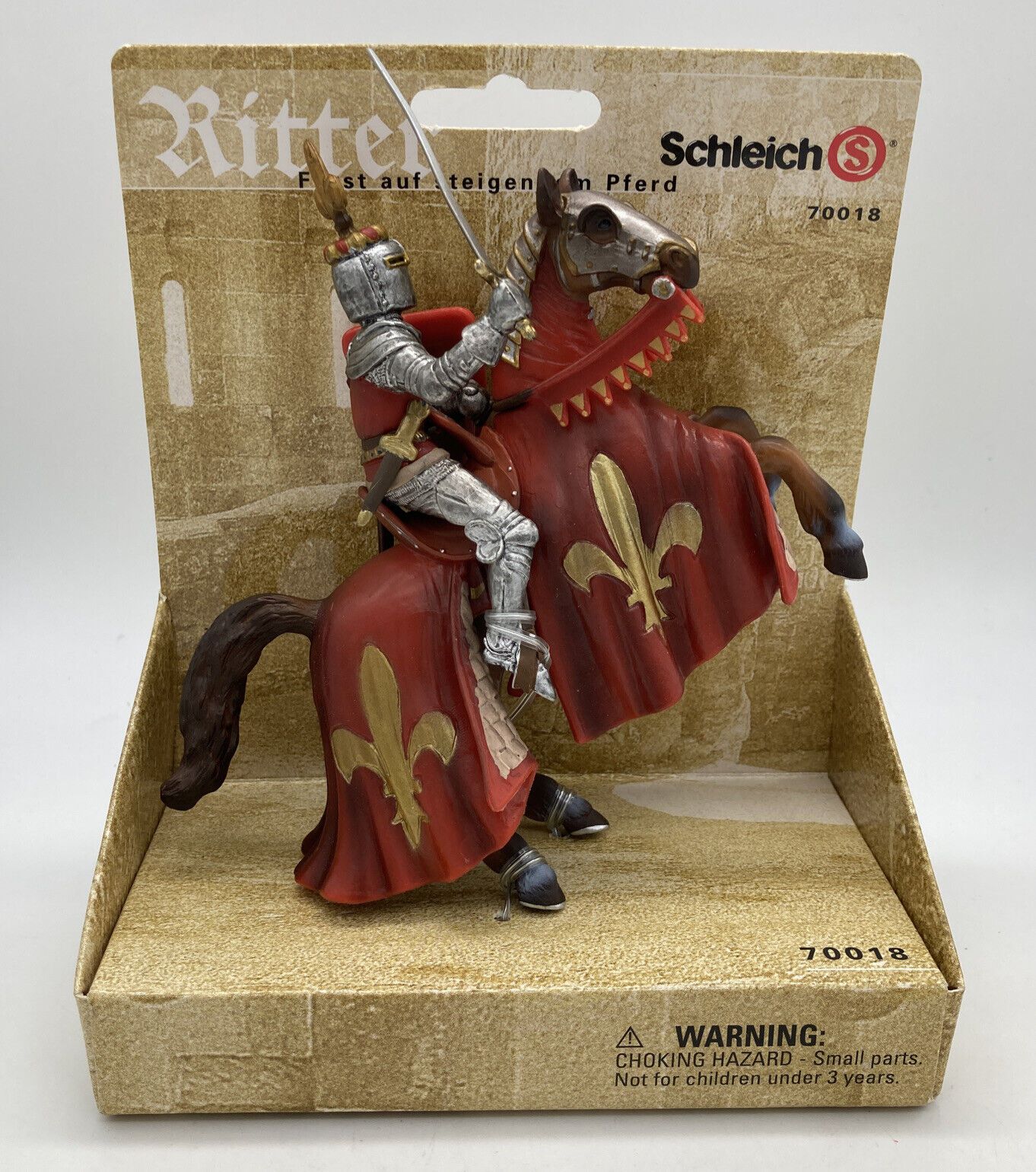 Schleich Soldado Medieval Principe com Cavalo 70018 - Star Brink Brinquedos