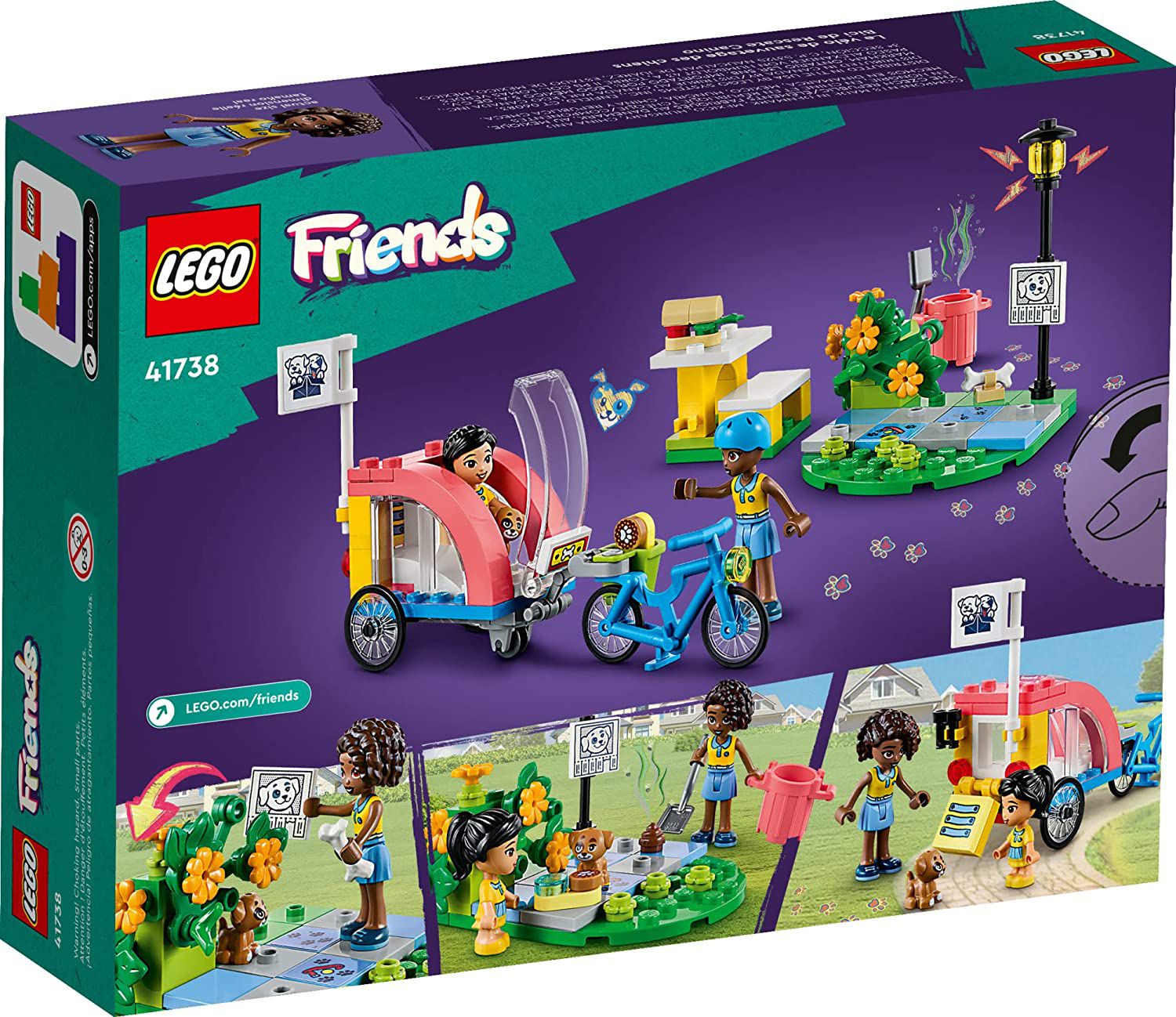 Lego Friends Bicicleta de Resgate Canino 41738 - Star Brink Brinquedos