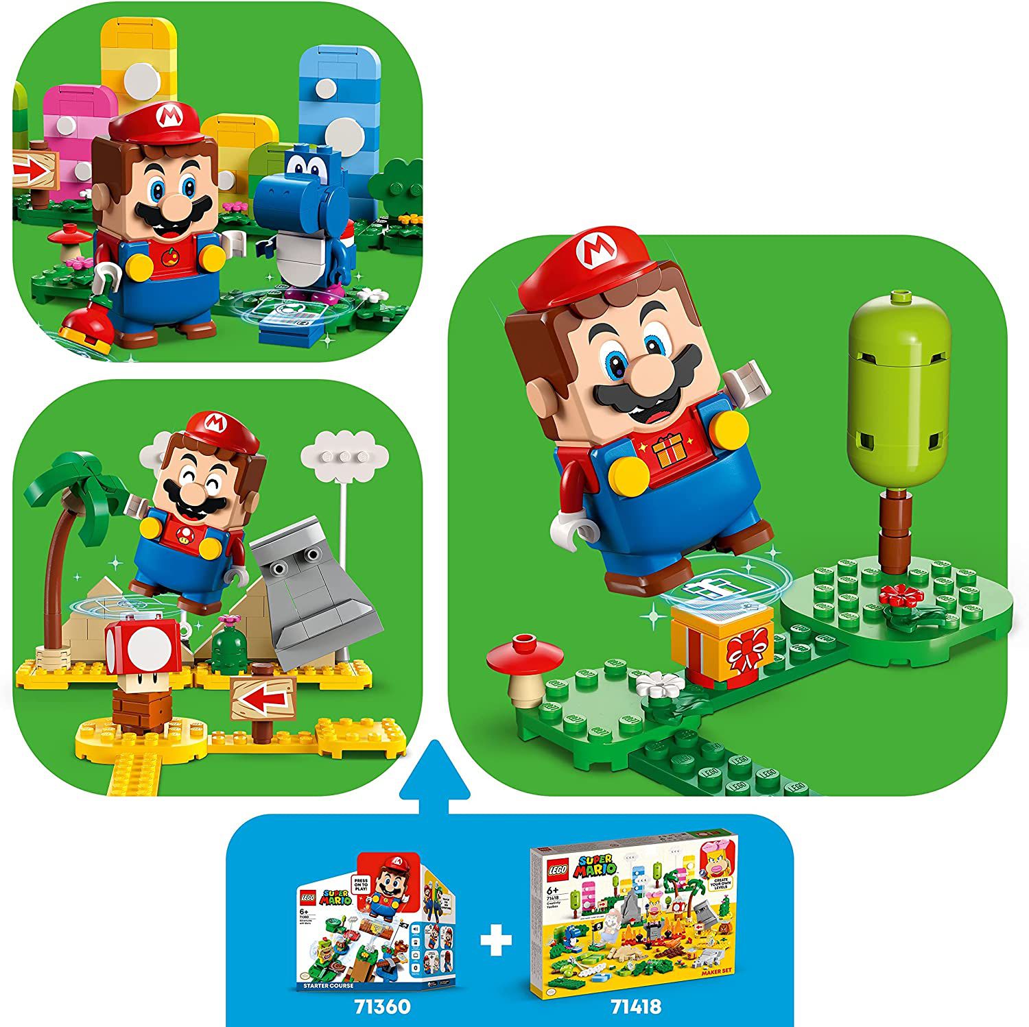 Lego Super Mario Conjunto Caixa de Ferramentas Criativa 71418 - Star ...