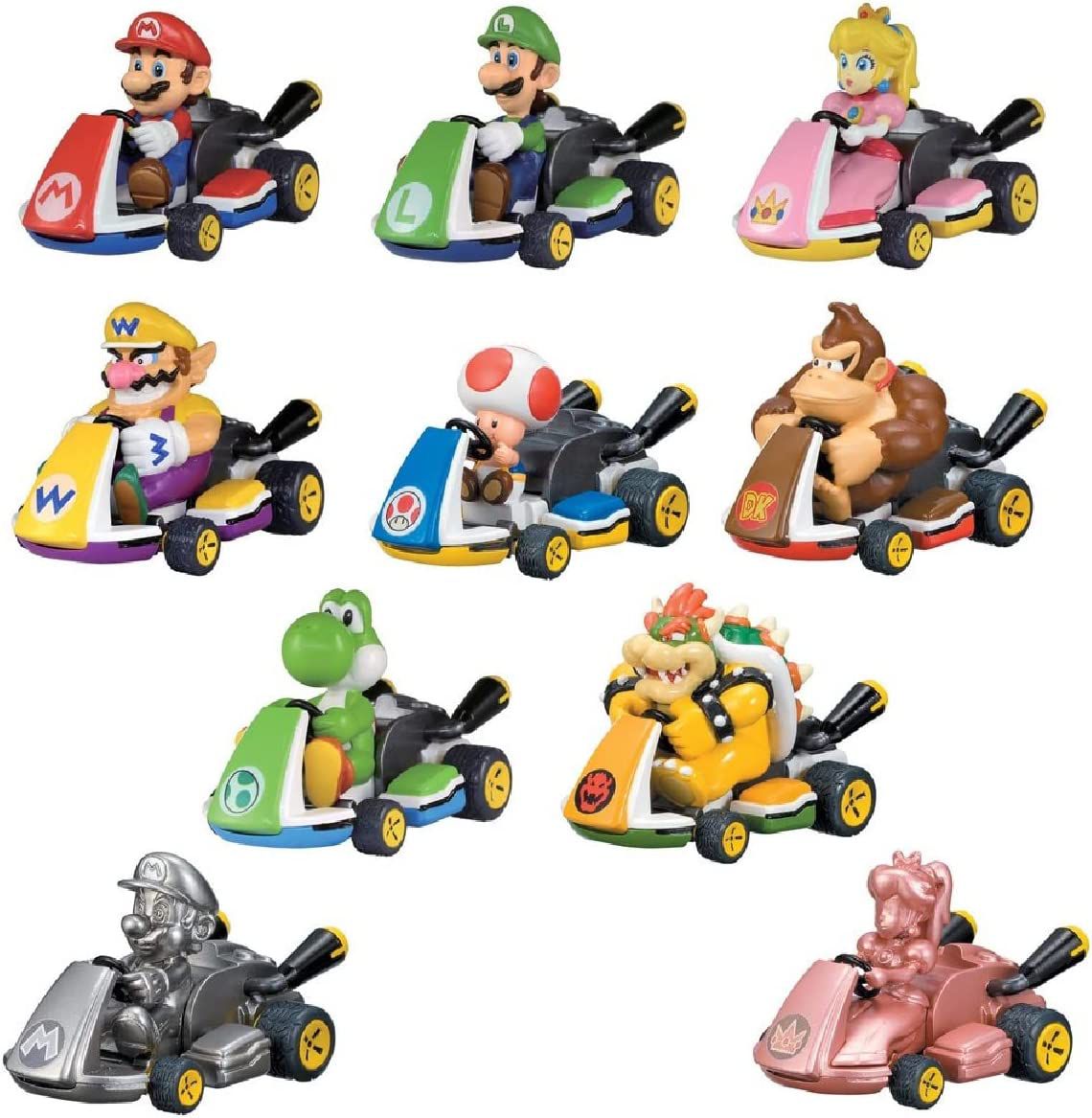 Mario Kart Figura Pullback Surpresa Fun Divirta-se F0082-9 - Star Brink ...