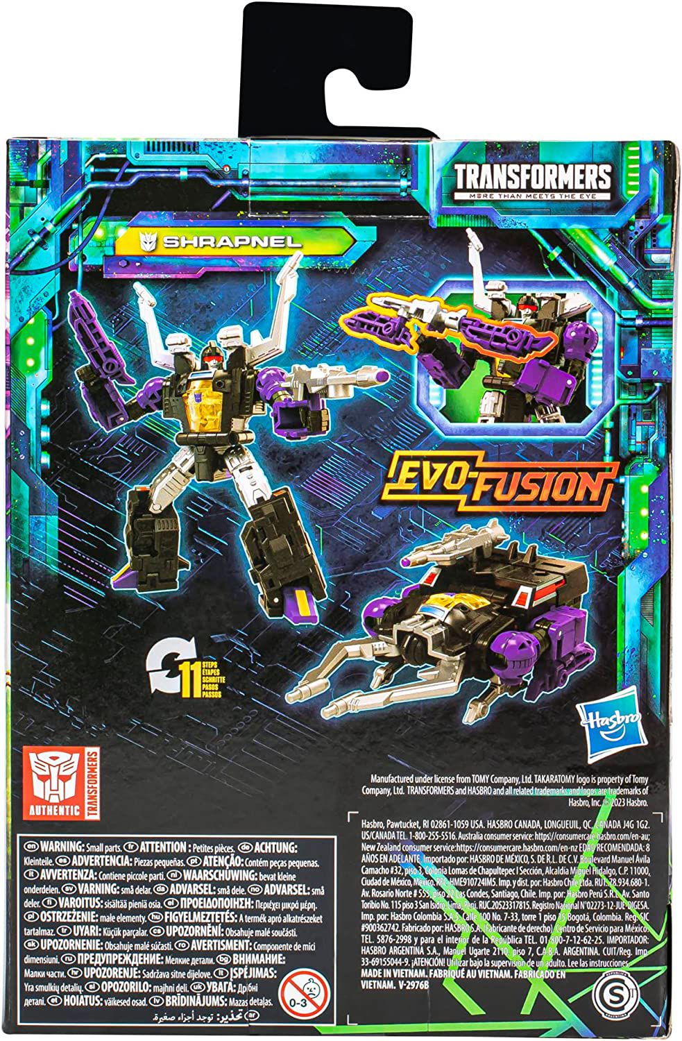 Transformers Legacy Evolution Deluxe Shrapnel F7192 Hasbro - Star Brink ...