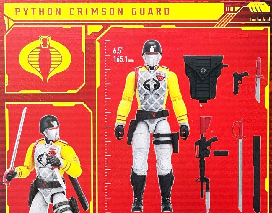 Boneco G.I. JOE Classified Python Crimson Guard F7732 Hasbro - Star ...